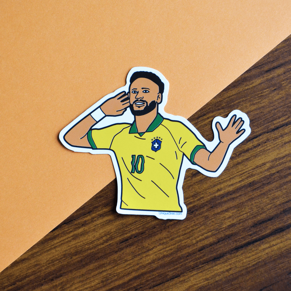 (Set of 5) Neymar Jr Brazil National Team Soft Enamel Pin – Unique3ree