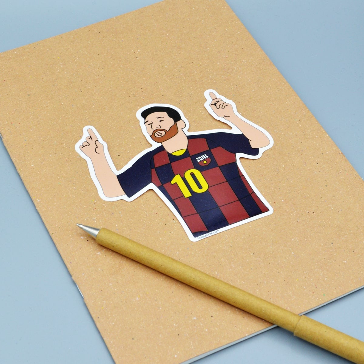 Messi Barcelona Stickers ( pack of 5) – Unique3ree