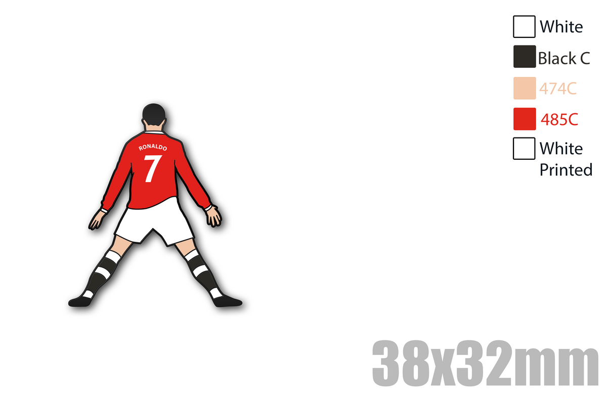 Cristiano Ronaldo Ronaldo celebration Pin – Unique3ree
